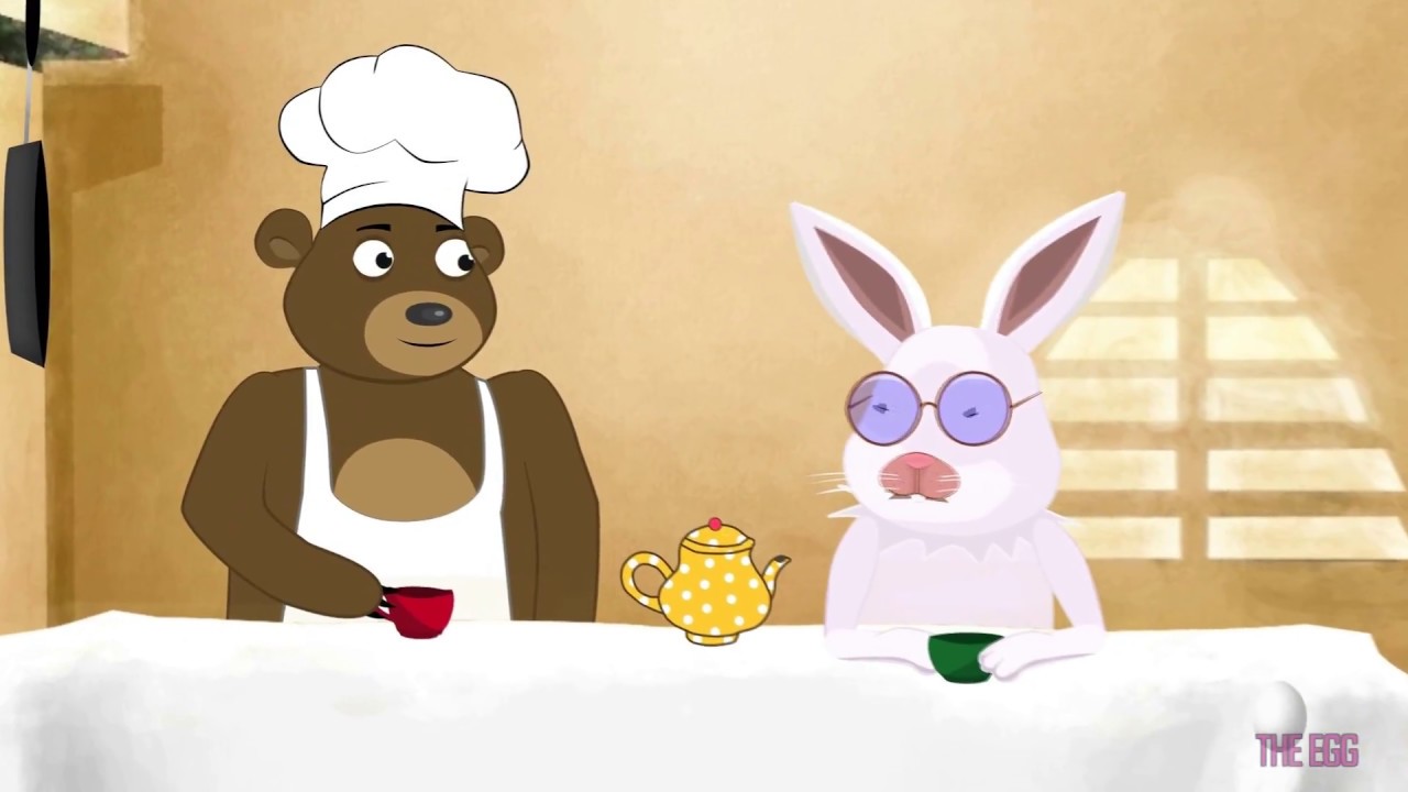 funny cartoon for kids about blogger Tom learning to cook tasty soup ...