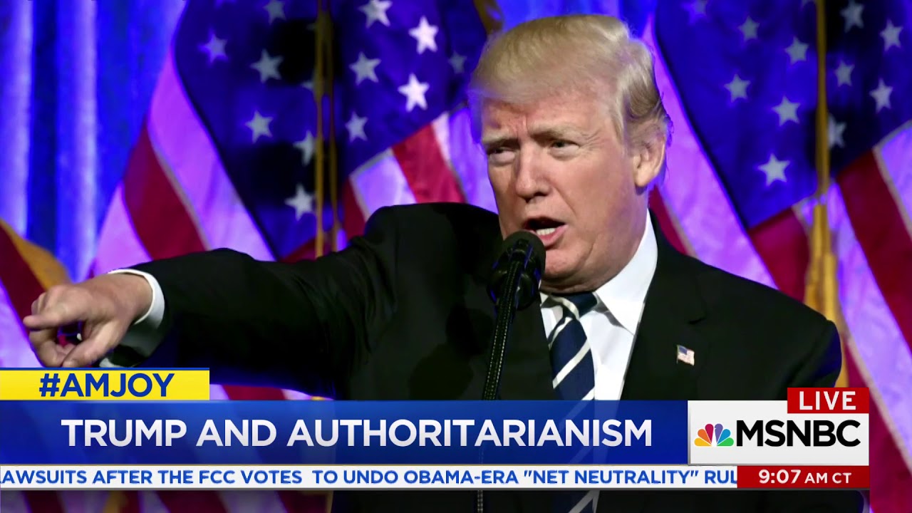 NEWS with AM JOY :"Trump inching America towards authoritarianism ...