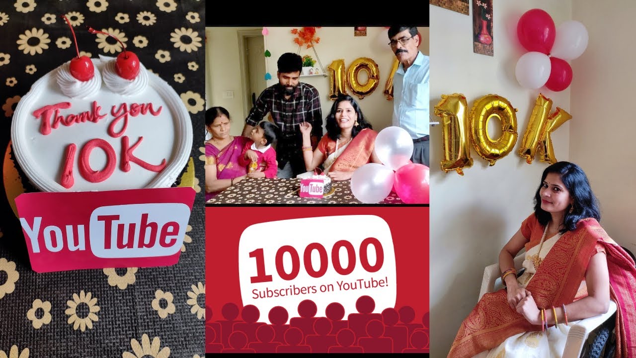 Thank you! | 10000 Subscriber Celebration VLOG | 10K SUBSCRIBERS CAKE ...