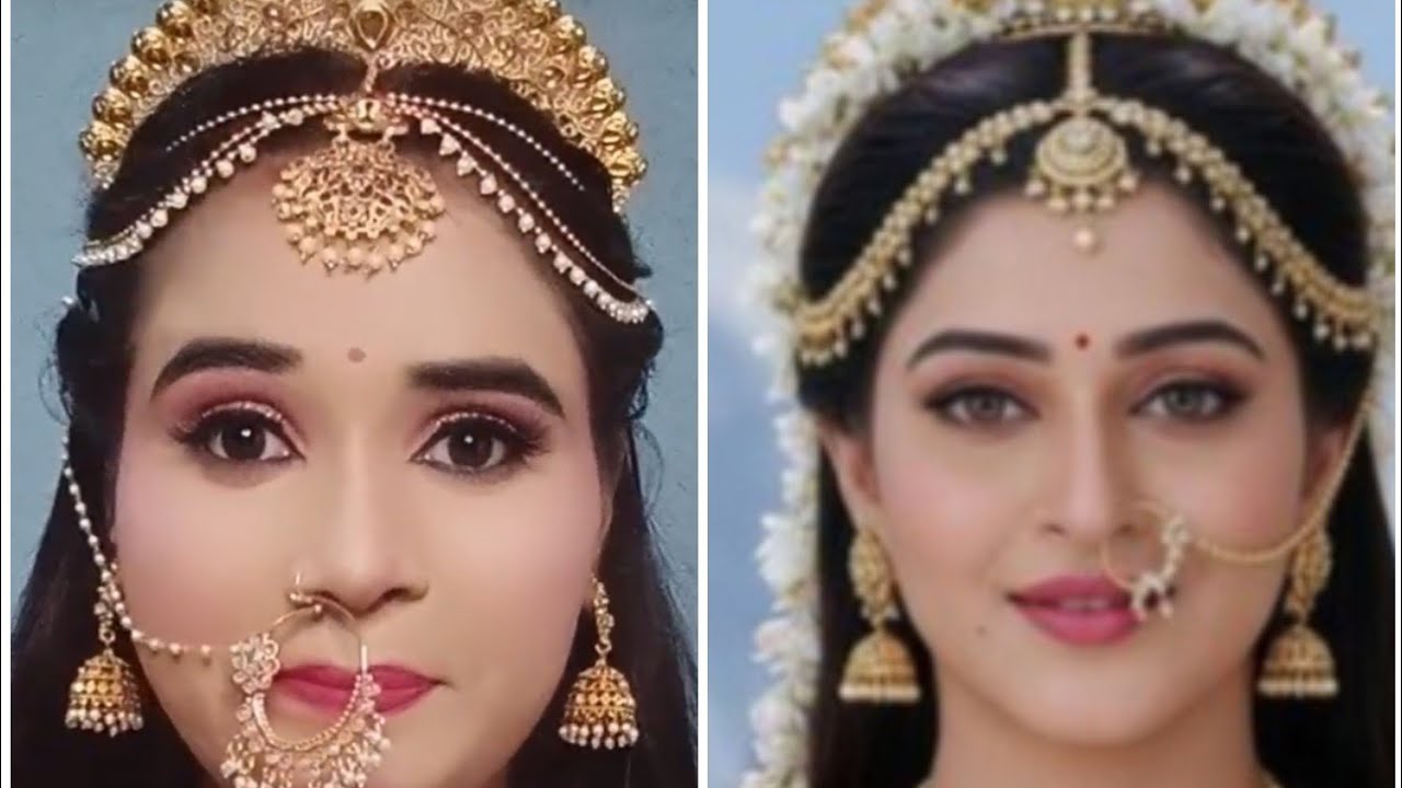 Maa Parvati Makeup Tutorial | Divine Goddess Parvati Transformation 🔱🌸# ...