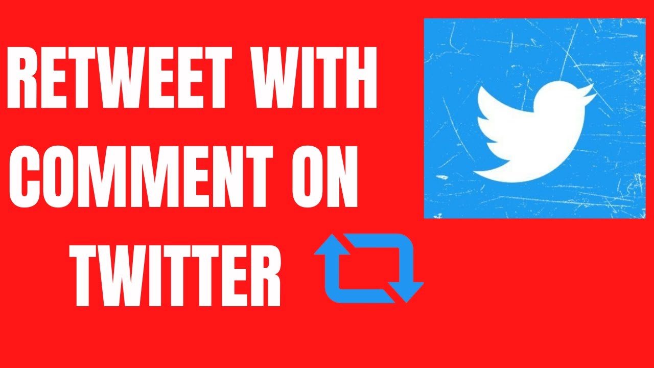 how to retweet with comment on twitter - YouTube