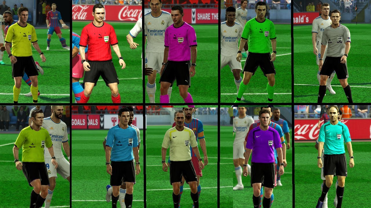 PES 2013 | Referee Full Kitpack | Matches - UEFA - CONMEBOL | Adidas ...