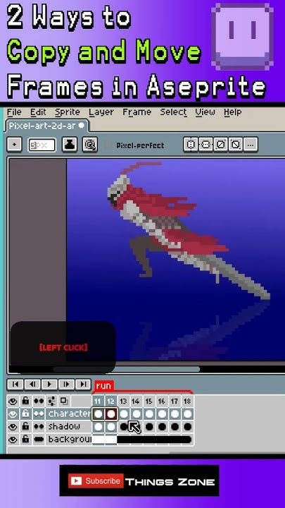 Aseprite Trick: Copy & Move Multiple Frames FAST! | Step-by-Step Tutorial - YouTube