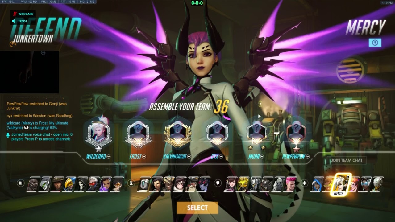 Wildcard | Overwatch Placements Season 8 Game 1 - YouTube