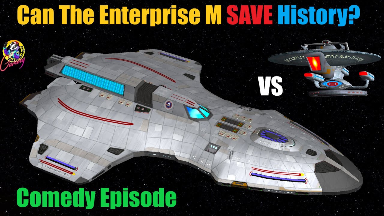 4K Enterprise M VS Galaxy Class X From Hell COMEDY - Star Trek Starship Battles - Bridge ...