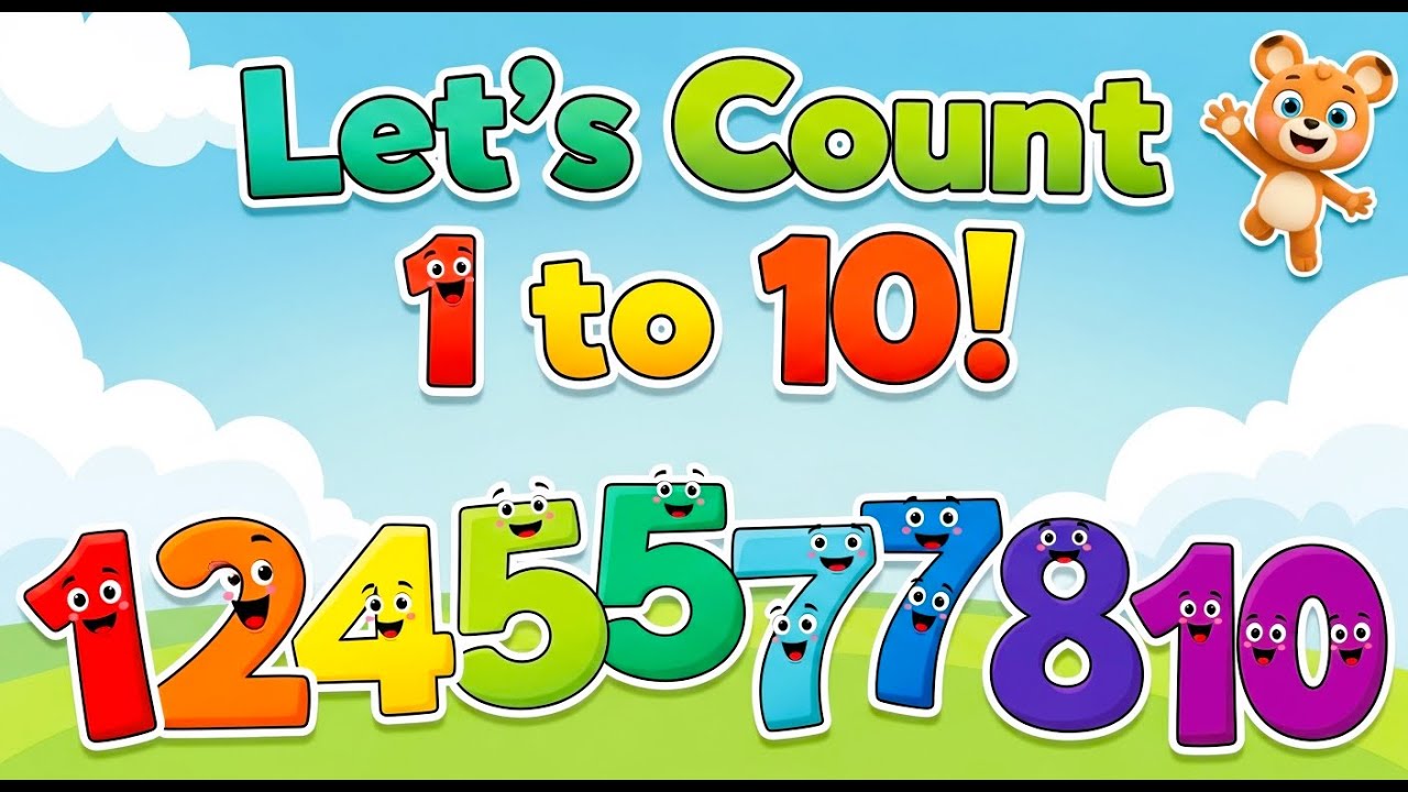 Counting 1 to 10 Numbers for Kids | Counting Numbers for Kids - YouTube