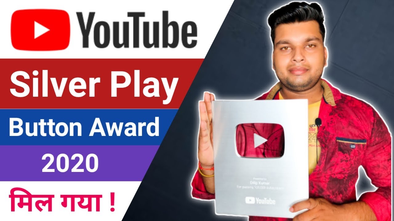 YouTube Silver Play Button Award 2020 | Finally I Got Silver Play ...