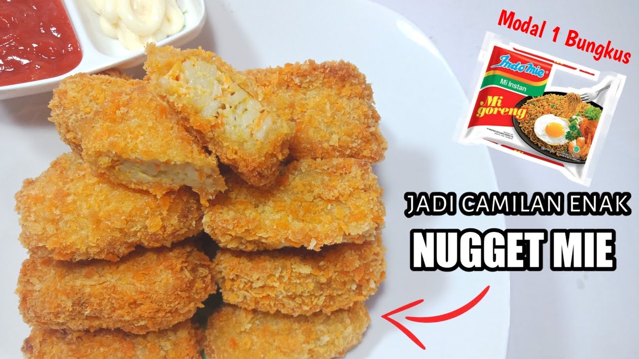 IDE JUALAN !!! CARA MEMBUAT NUGGET MIE INSTAN - YouTube