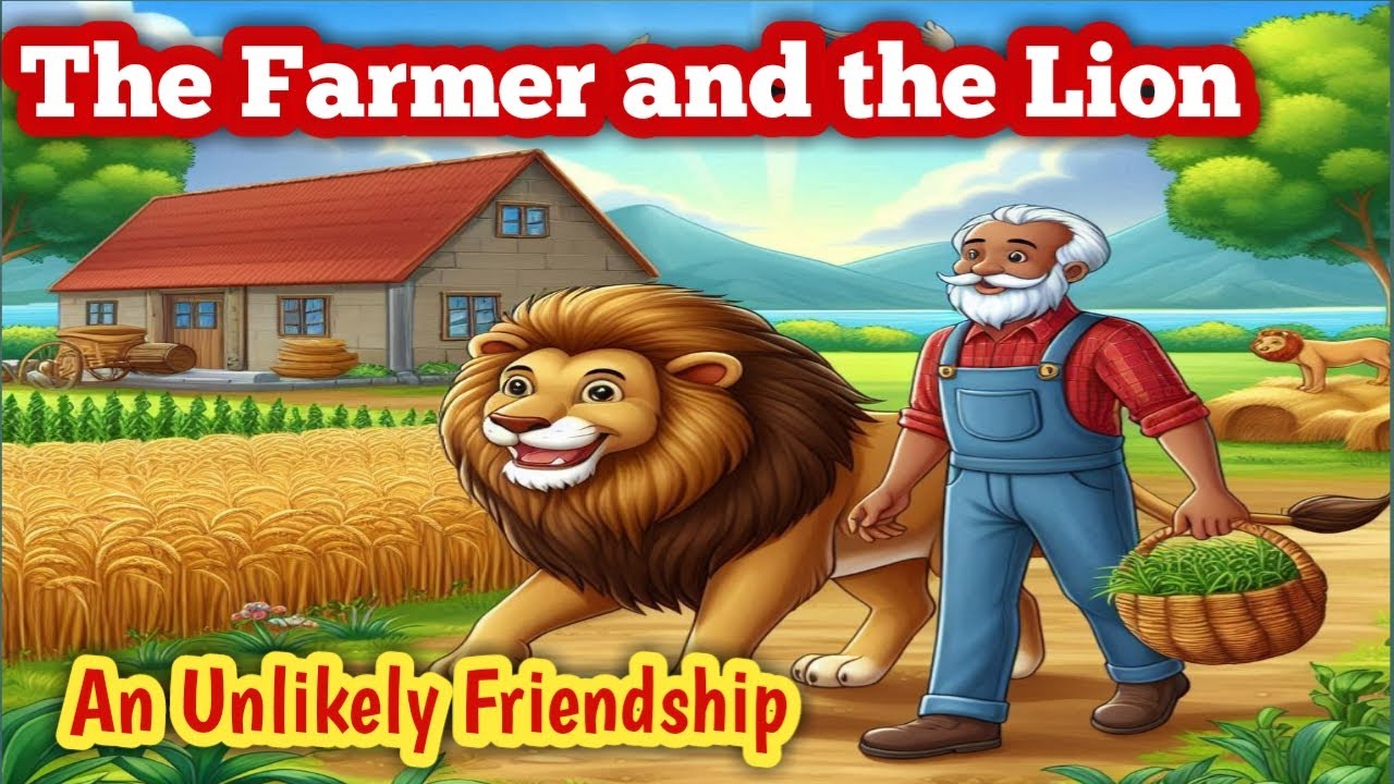 The Farmer and the Lion | An Unlikely Friendship | Bedtime story for ...