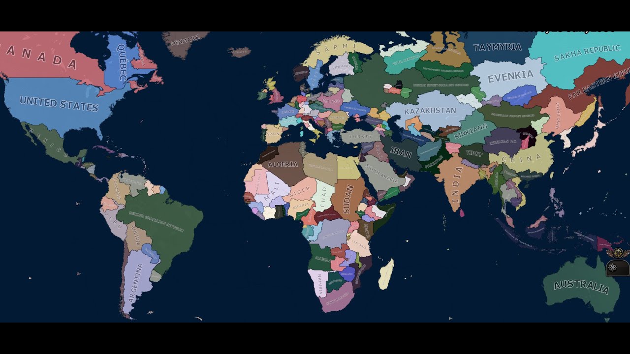 HOI4 TIMELAPSE - ALL NATIONS FRAGMENTED - Live - YouTube