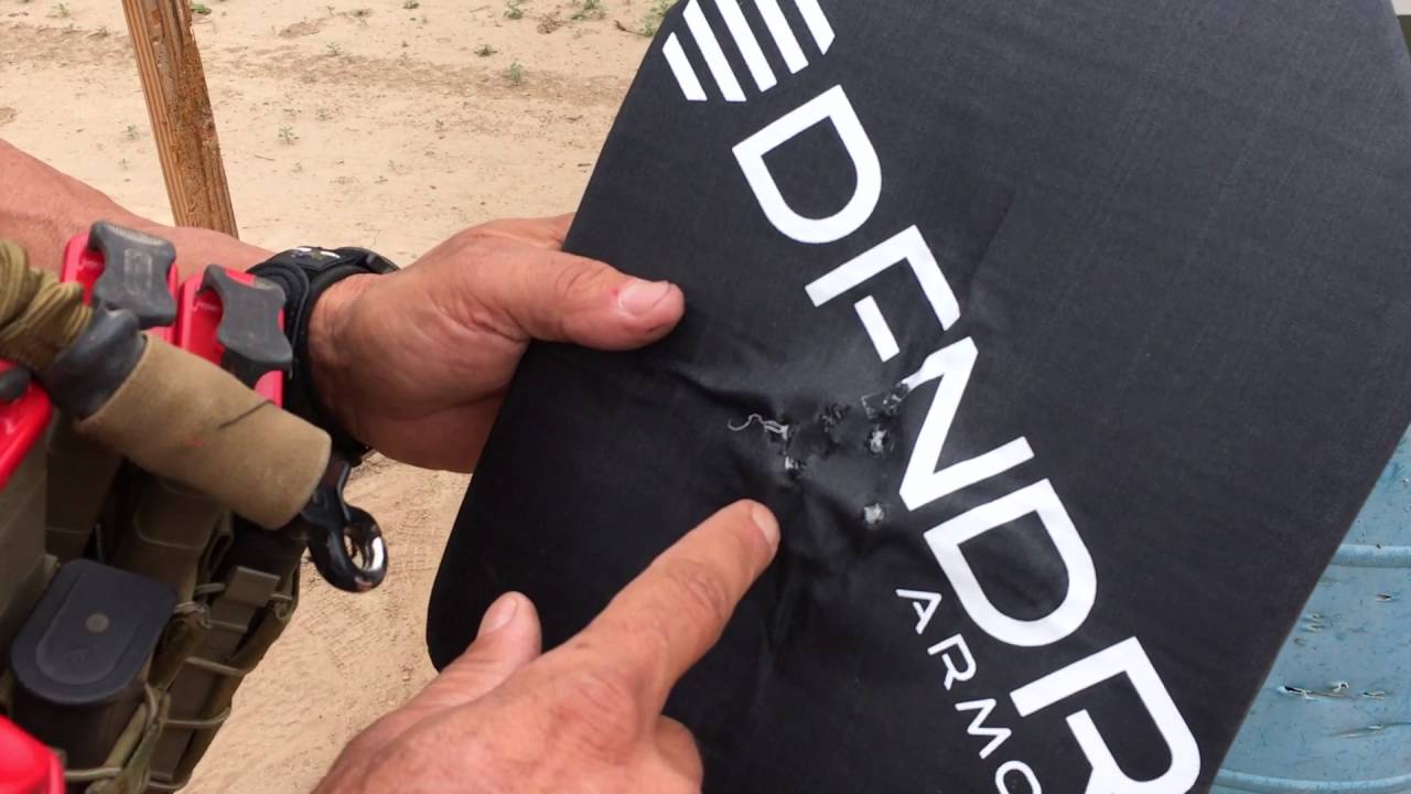 Law Enforcement Test DFNDR Armor™ Lightweight Level IIIA Handgun Plate ...