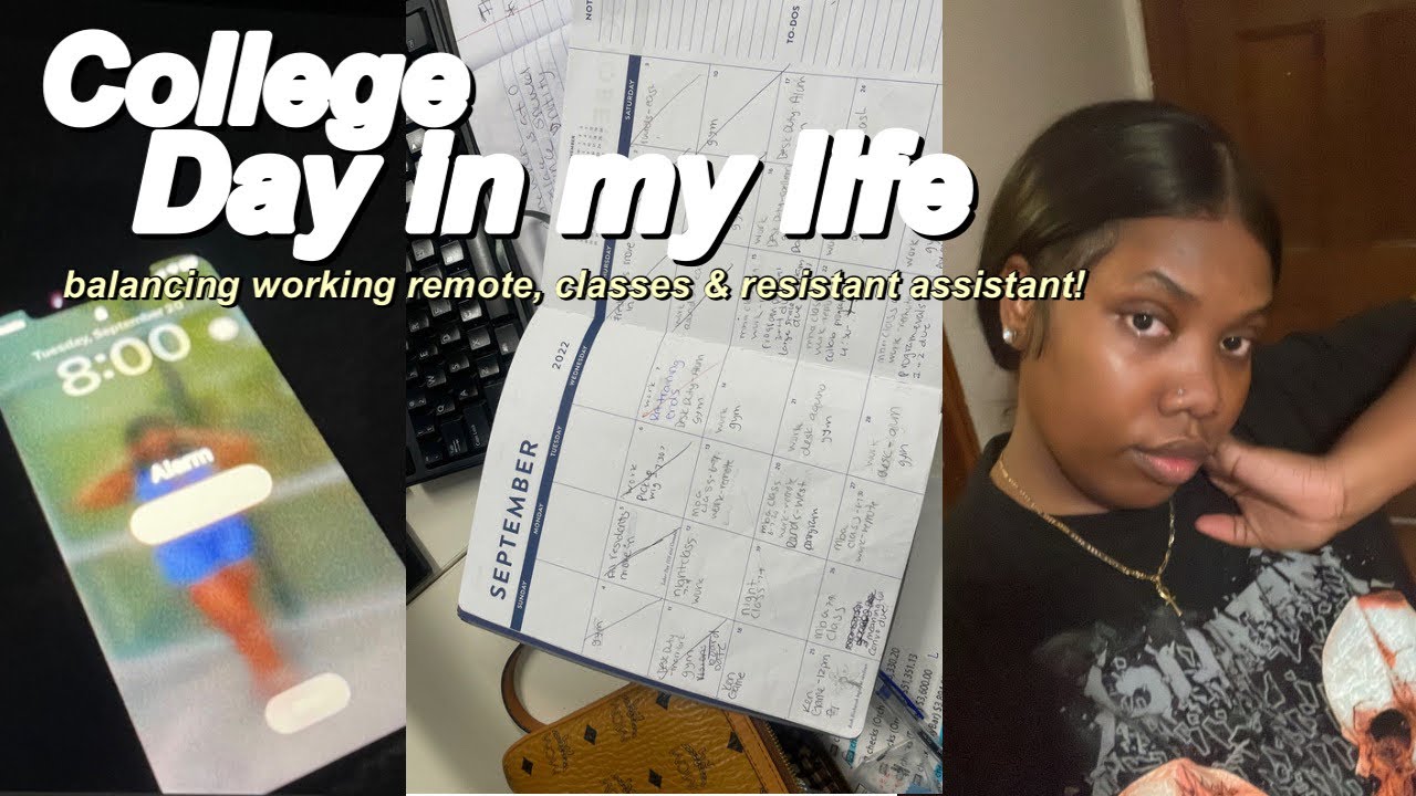 COLLEGE day my the life (working remote, classes, resident assistant ...