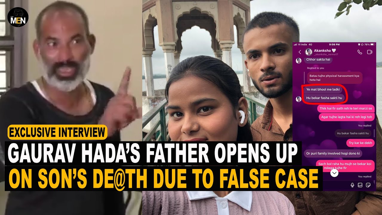 EXCLUSIVE! Gaurav Hada's father opens up on son's de*th due to false case| For Men India - YouTube