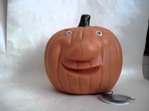 Hallmark Halloween Animated Pumpkin The Gruesome Greeter - YouTube