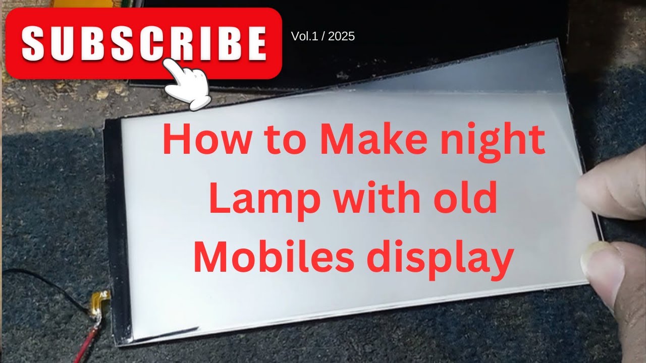 How to Make night Lamp with old Mobiles display #How led works in phone ...