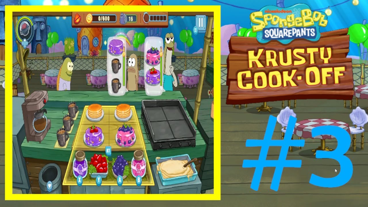 SpongeBob Krusty Cook Off part 3 - YouTube