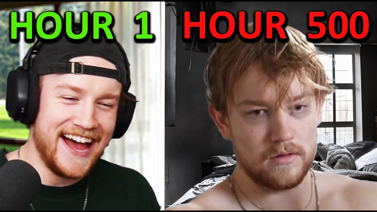 I Streamed for 500 Hours Straight, Here's What Happened - YouTube