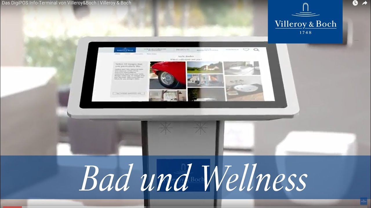 Das DigiPOS Info-Terminal von Villeroy&Boch | Villeroy & Boch - YouTube