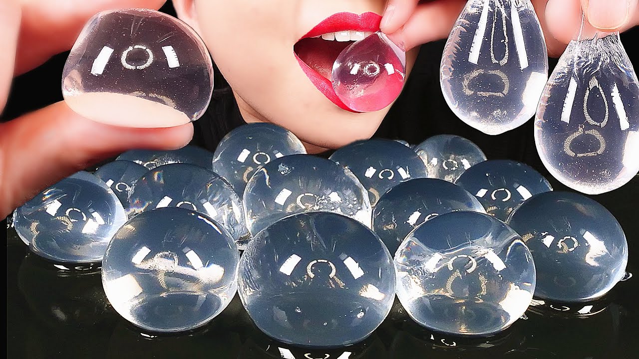 ASMR EDIBLE WATER BOTTLE NO PLASTIC HOW TO MAKE WATER BOTTLE FOOD GIANT POPPING BOBA EATING ASMR EDIBLE WATER BOTTLE NO PLASTIC HOW TO MAKE WATER BOTTLE FOOD GIANT POPPING BOBA EATING