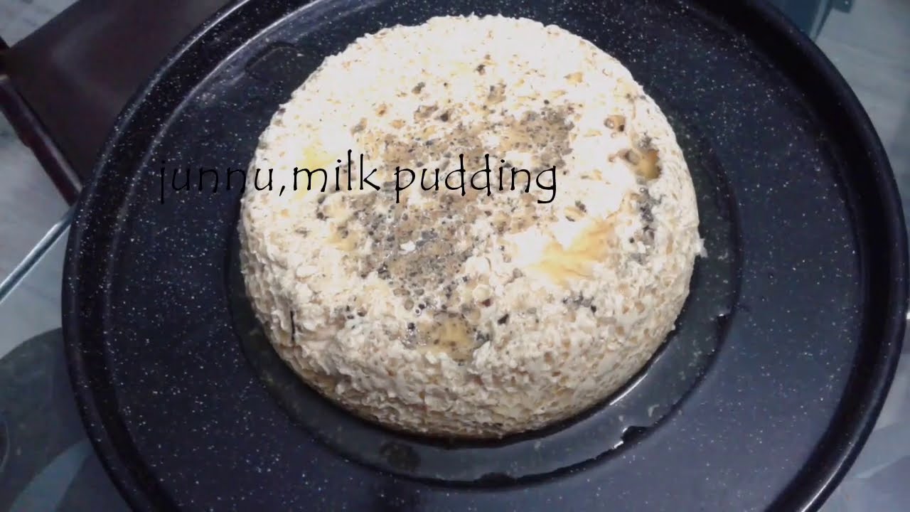 home made junnu,colostrum milk pudding - YouTube
