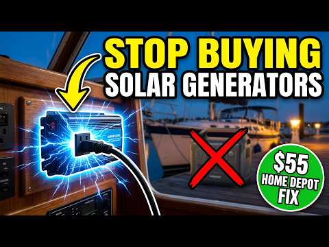 This $55 Home Depot Part Replaces a $4,200 Solar Generator (Boat Owners Don't Know This)