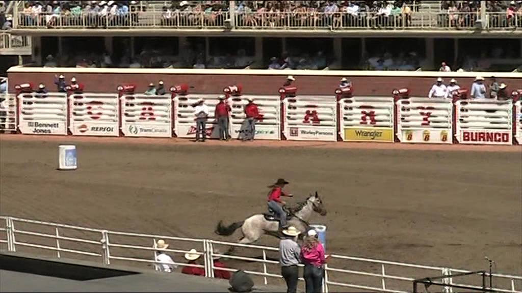 Calgary Stampede 2015 Barrel Racing 1 - YouTube