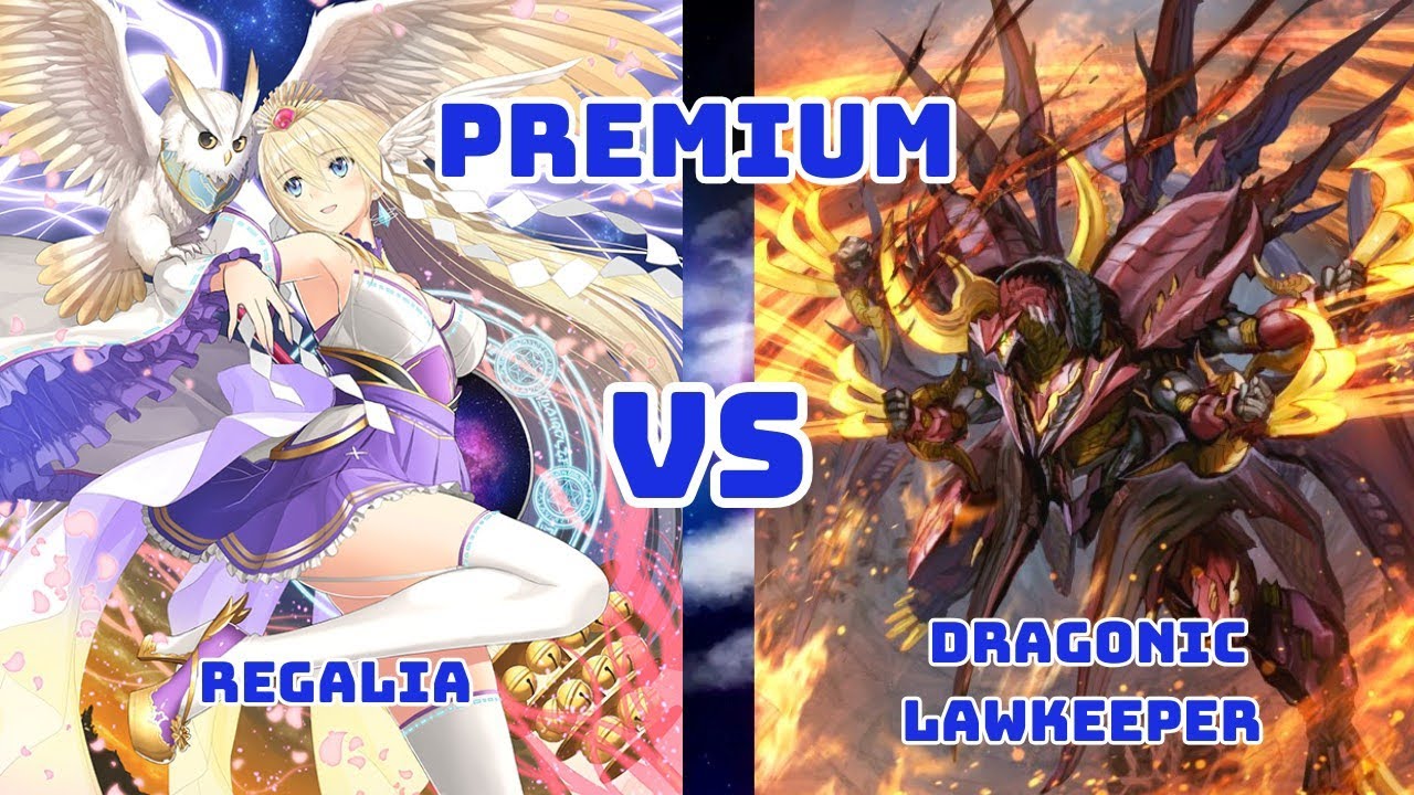 Vanguard Premium TH Kagero Dragonic Lawkeeper VS Genesis Regalia - YouTube