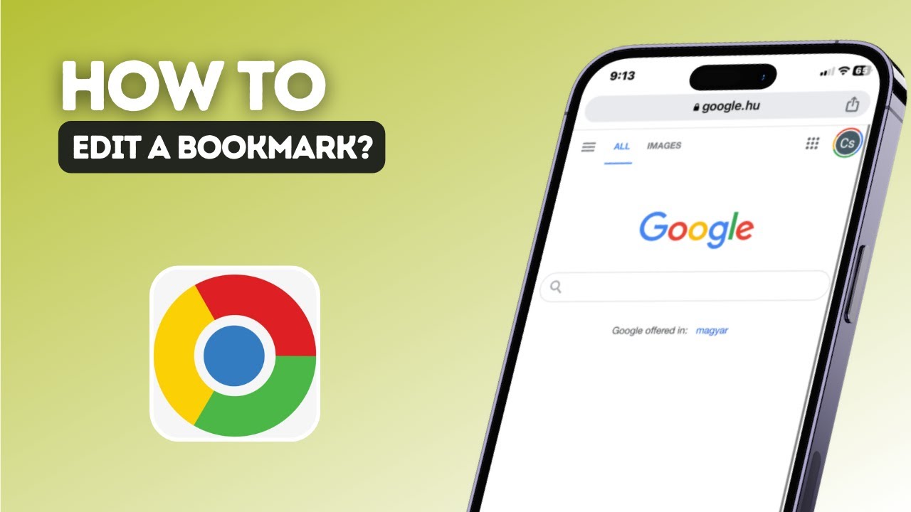 How to edit a bookmark in Google Chrome? - YouTube
