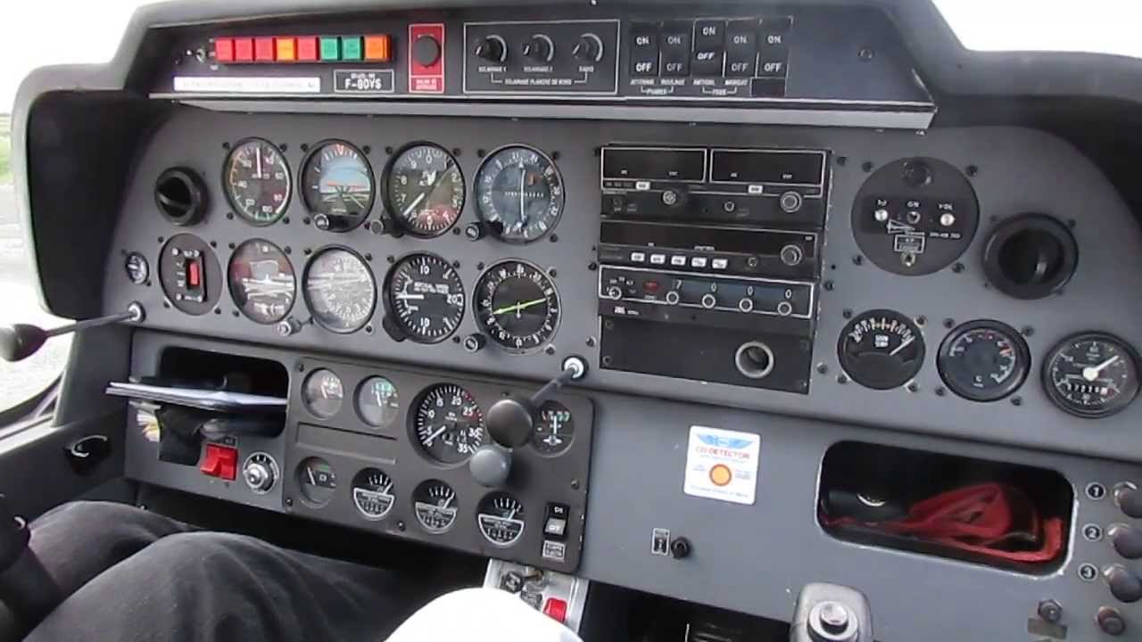 Mise en route DR400 180 start up - YouTube