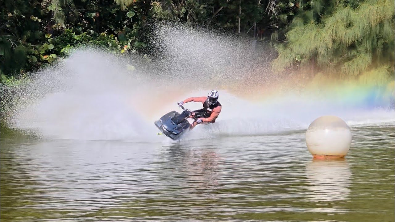 2-Stroke Kommander GP1 Race Watercraft Stand Up GP Jetski - YouTube