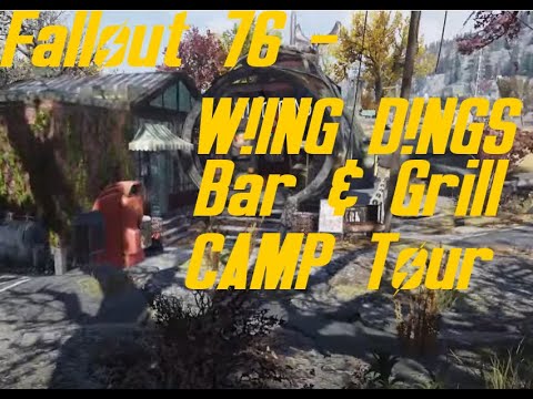 Slow tour Fallout 76 - W!NG D!NGS Bar & Grill - YouTube
