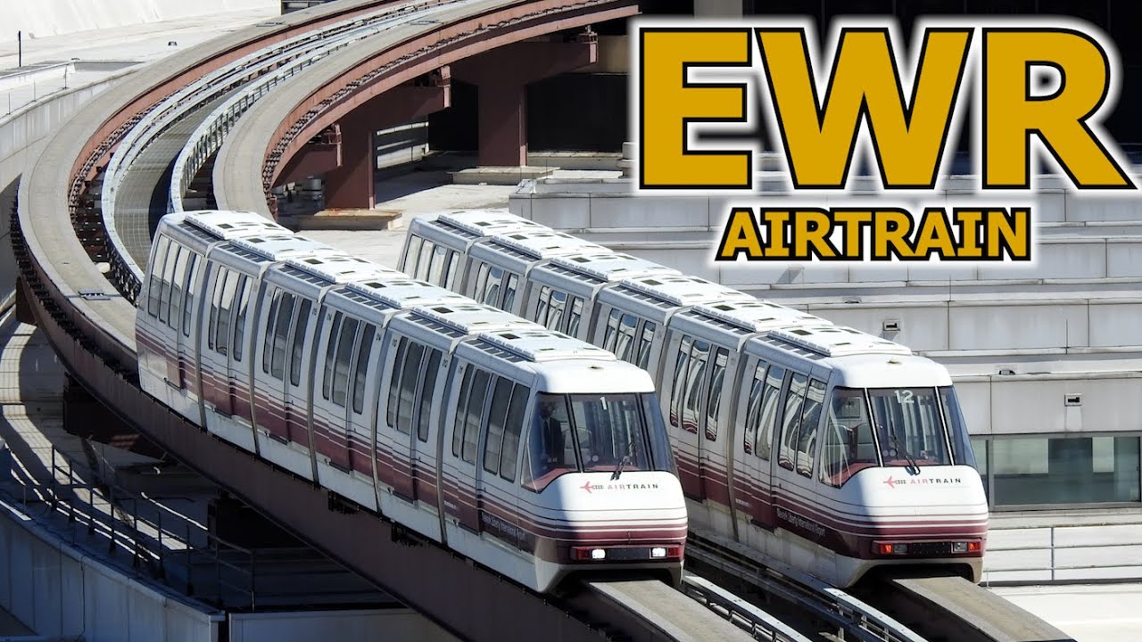 Riding on the EWR AirTrain: March 2023 - YouTube