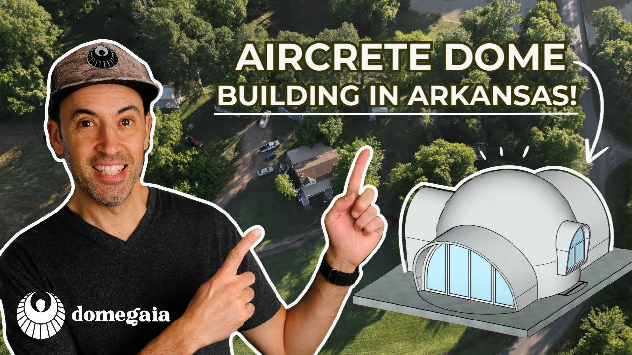 Aircrete Dome Construction Starting - New Design - YouTube