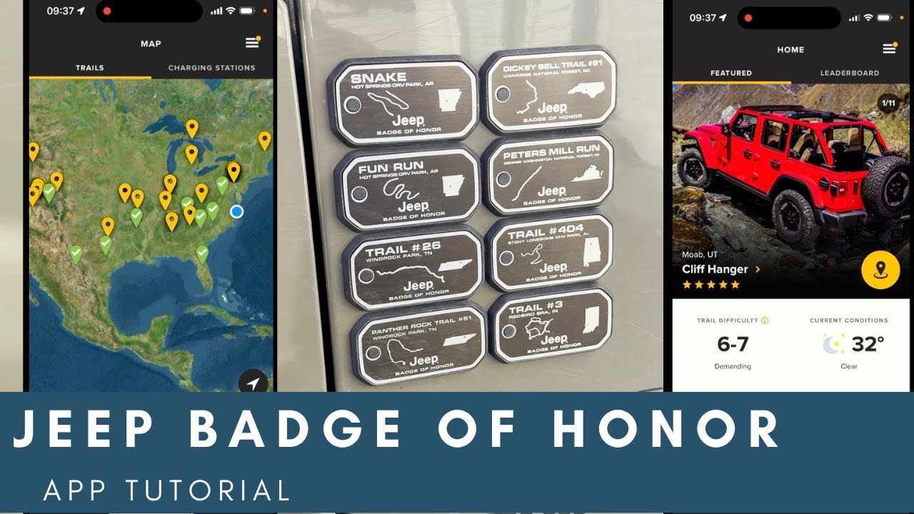 Jeep Badge Of Honor App Tutorial - YouTube