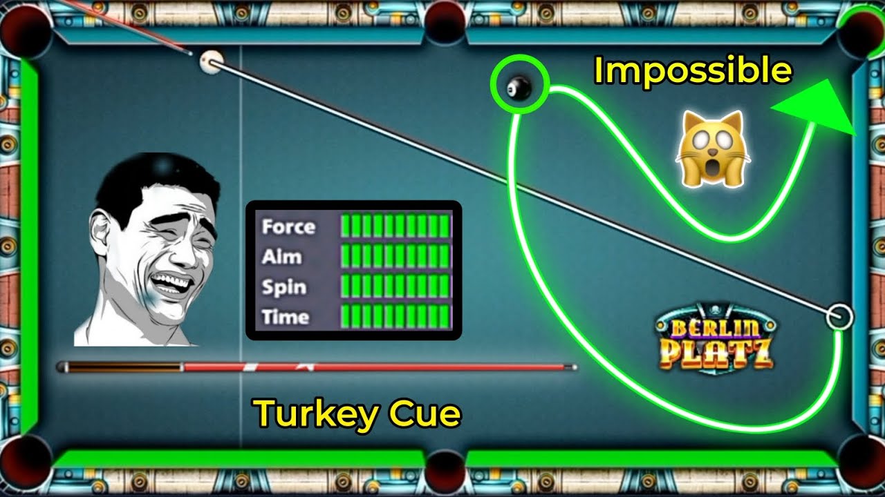 8 Ball Pool - Turkey Cue LEVEL MAX - Epic Trickshots In Berlin 50 M ...