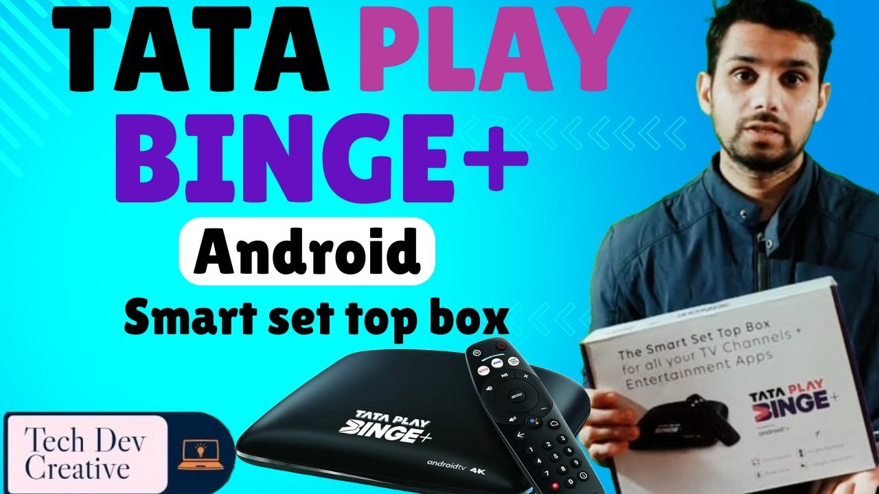 Tata play binge+ Anroid Smart set top box Unboxing and Review - YouTube