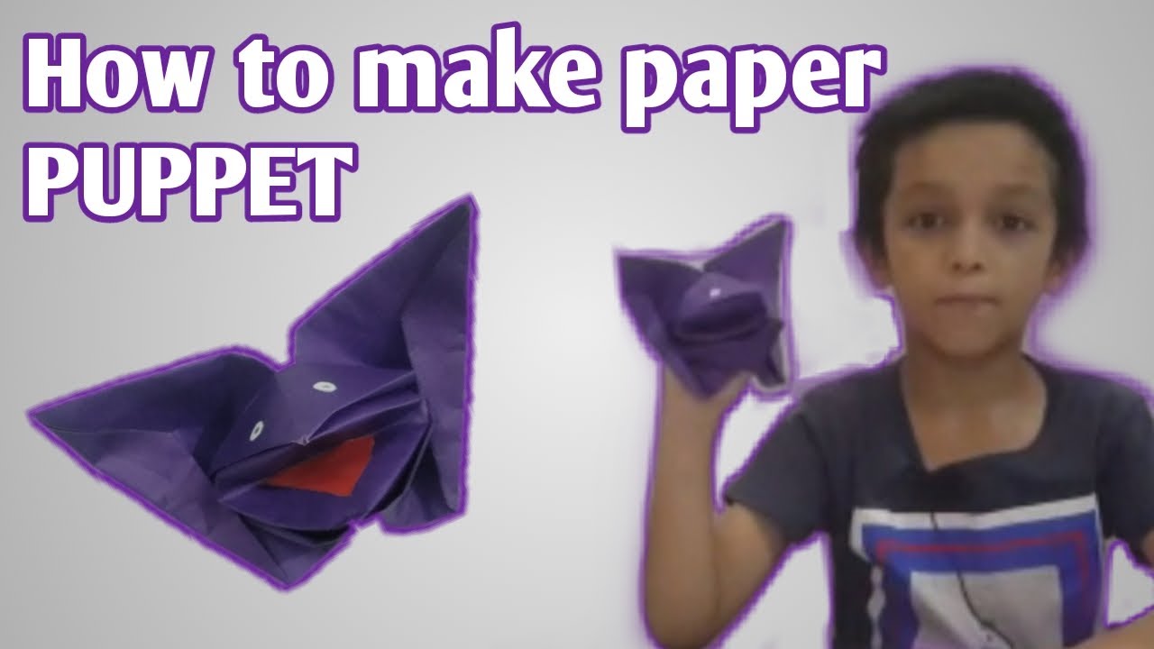 How to make paper Puppet | Puppet | ORGWA - YouTube