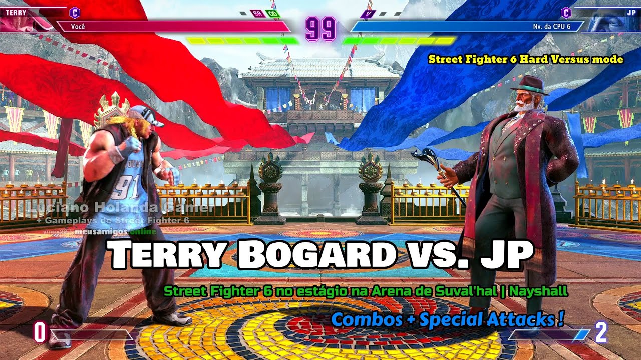 Terry Bogard vs. JP na Arena de Suval'hal | Nayshall [ Special Attacks ...