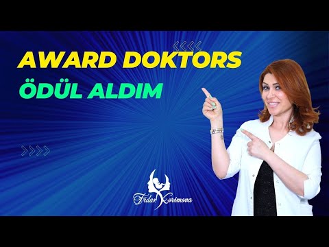 Award Doktors  (ödül aldım)