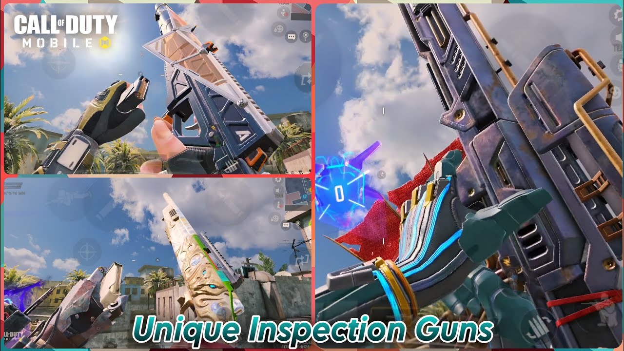 Codm Epic Guns with CUSTOM inspection 😍 - YouTube