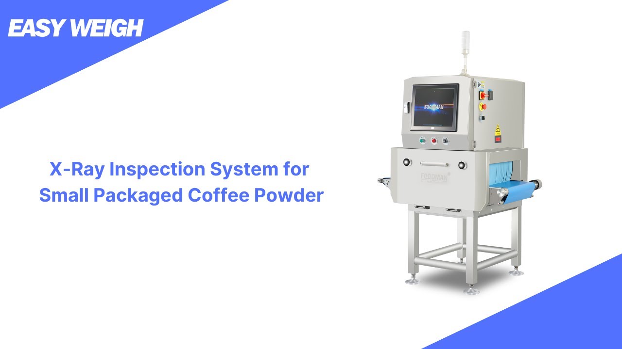 How X-Ray Inspection Detects Small Package Coffee Powder - YouTube