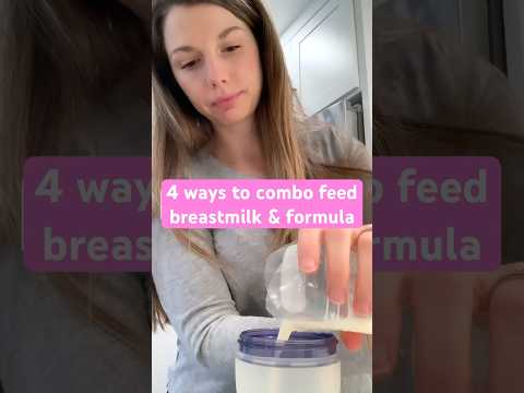 Combining breastmilk and formula is not only OKAY, it’s VERY common!
