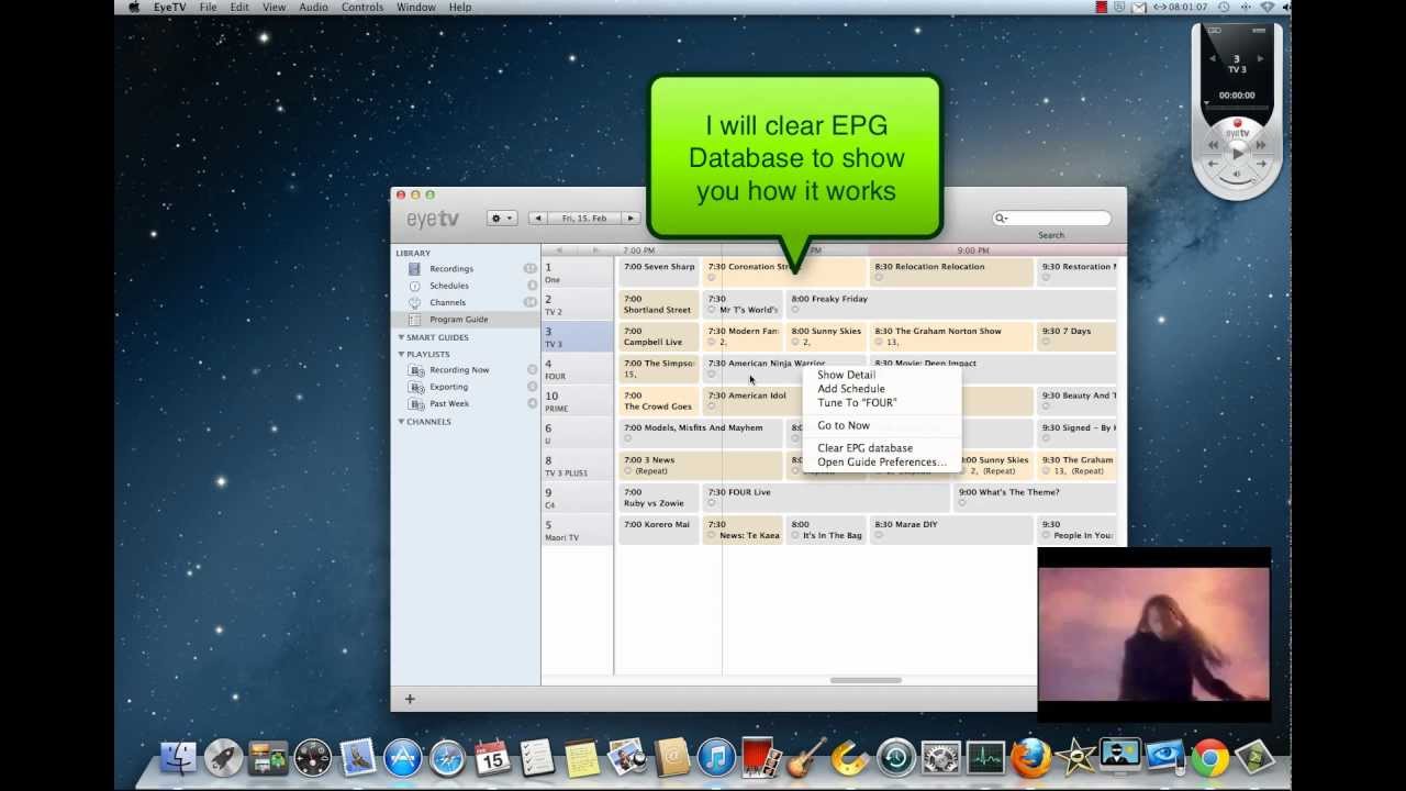 TVNZ Guide - How to get weekly EPG guide into your EyeTV (Mac Only ...