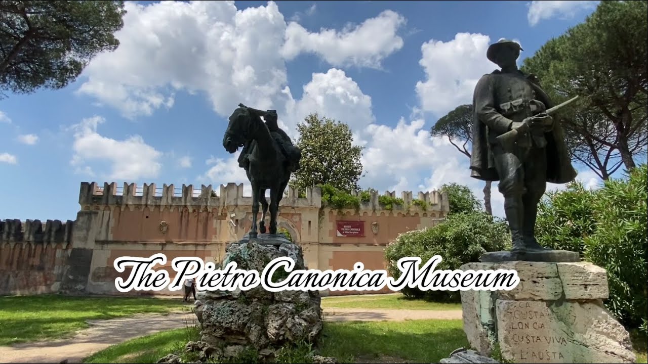 Amazing artworks in Pietro Canonica Museum at Villa Borghese… - YouTube