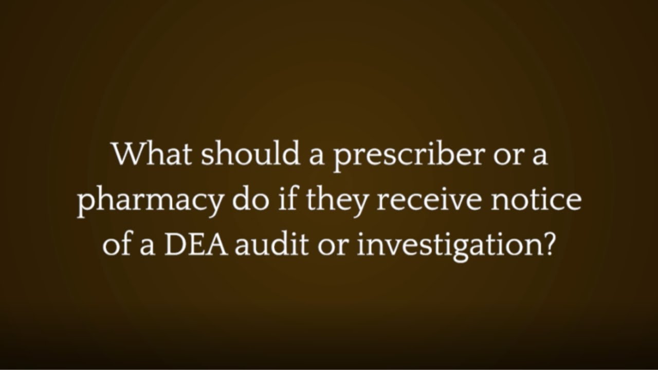 What should a prescriber or a pharmacy do if they receive notice of a ...