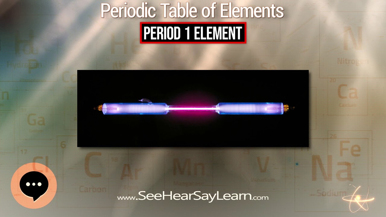 Period 1 element 🔬⚛️🔬 Periodic Table of Elements Series 🔬⚛️🔬 - YouTube
