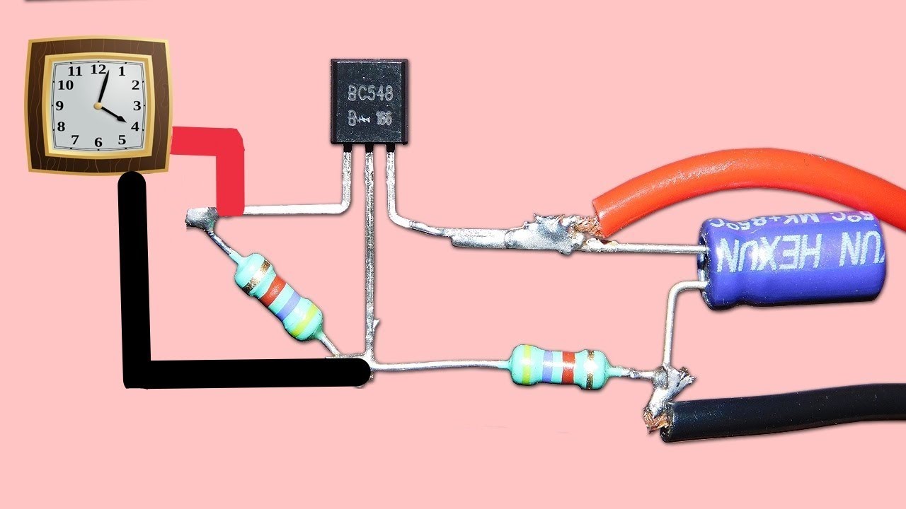 Lifetime Battery For Any Clock || Circuit For Wall Clock || 3.7v To 1 ...