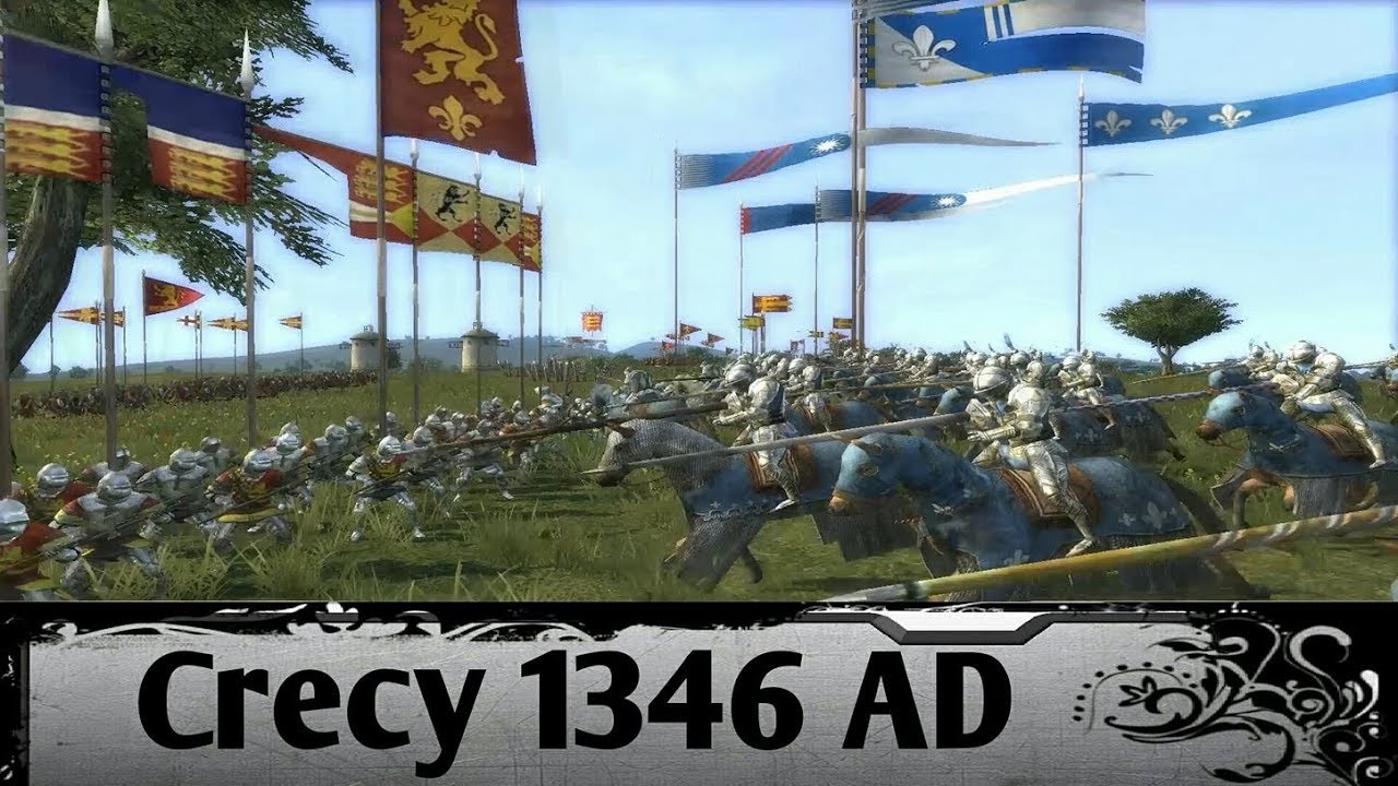 Hundred Years War - Battle of Crecy 1346 AD | Medieval 2 Total War ...