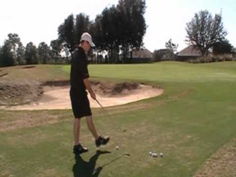 Gravity Golf - Cross Footed Pitch Drill - YouTube