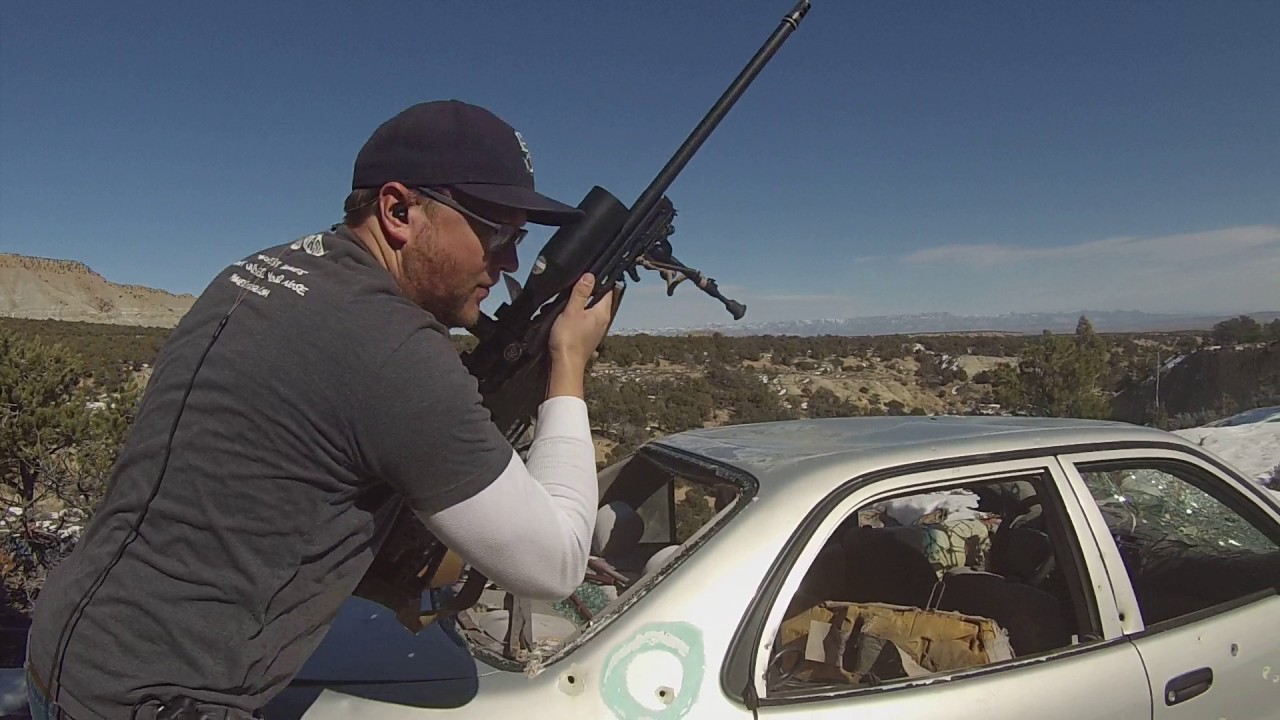 Jim Cannon (ME) Shooting a PERFECT SCORE at the Car Over the Edge Stage ...